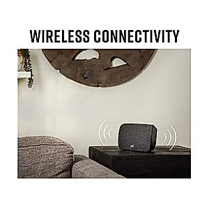 Polk SR2 Wireless Surround Sound Speakers for Select Polk React and Polk Magnifi Sound Bars - Immersive Surround Sound, Easy Set Up, Multiple Placement Options, 2 Count (Pack of 1)