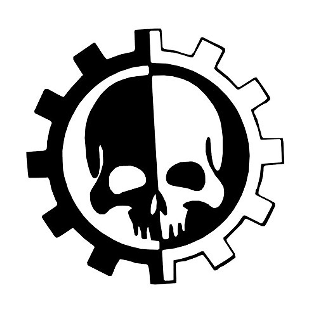 Warhammer Adeptus Mechanicus Symbol, Warhammer Mechanicus Vinyl Decal, Mechanicus Sticker, Warhammer Decal
