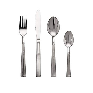 10 Strawberry Street Nova White Round 62-Piece Dinnerware Set, Service for 6