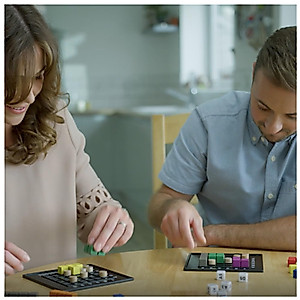 The Genius Square – Game of the Year Award Winner! 60000+ Solutions STEM Puzzle Game! Roll the Dice & Race Your Opponent to Fill The Grid by Using Different Shapes! Promotes Problem Solving Training