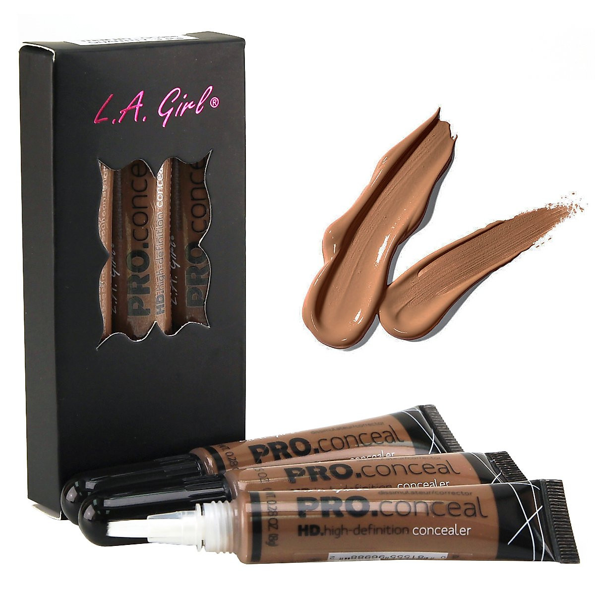 (All 24 Colors) La Girl Hd Pro Conceal High Definition Concealer (Gc988-dark Cocoa)