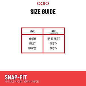 OPRO Snap-Fit Instant Level Adult and Youth Sports Mouthguard for Braces with Strap, Gum Shield for Hockey, Lacrosse, Rugby, MMA, Boxing and Other Contact and Combat Sports (Green, Mint Flavoured)