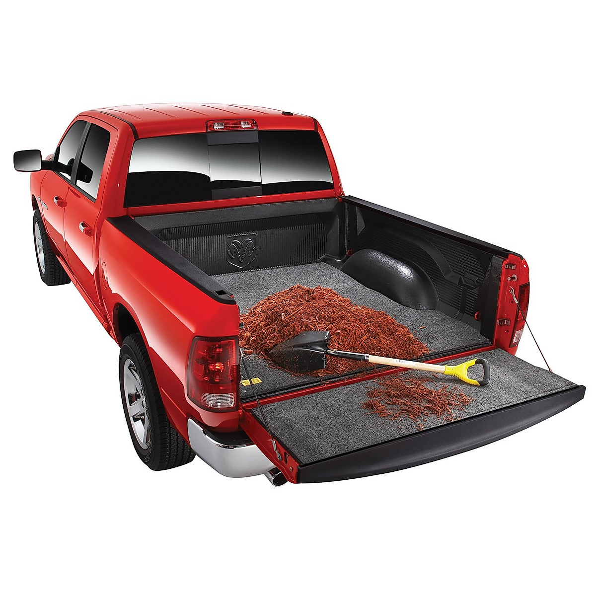 BedRug Bed Mat BMY07SBD fits 07+ TUNDRA 5'6" BED for trucks with a drop-in style bedliner , black
