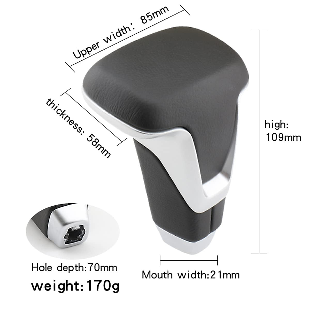 WHNBYYD Car Automatic Transmission Gear Shift Knob Handle Compatible for Dodge Journey (Compatible for Dodge)