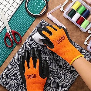 Honeydak 2 Pairs Heat Resistant Gloves Heat Transfer Gloves for Sublimation with 2 Rolls High Temperature Thermal Tape