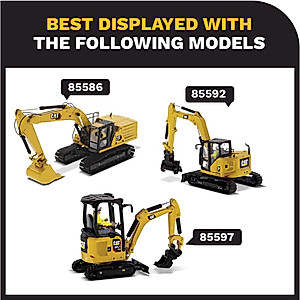 Diecast Masters 1:50 Caterpillar 308 CR Mini Hydraulic Excavator | High Line Series Cat Trucks & Construction Equipment | 1:50 Scale Model Diecast Collectible | Diecast Masters Model 85596