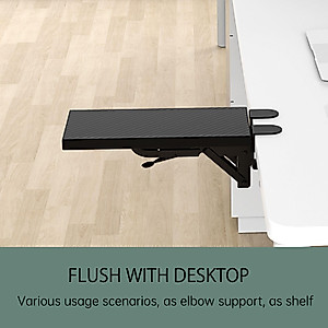 OUGIC Computer Armrest Computer Desk Computer Desk Adjustable Armrest Support Ergonomic Rotating Armrest Support for Table Desk Chair Desk