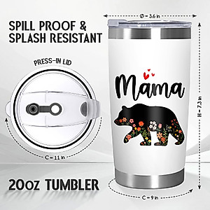 OASSIE Mothers Day Gifts for Mom from Daughter Son - 20 oz Stainless Steel Insulated Coffee Tumbler With Lid - Mother's Day Birthday Gifts for Women Mama Mother-In-Law, Presents for Mom Stepmom