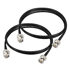 Superbat 3G/6G HD SDI Cable BNC Cable 3ft Thin Short (Belden 1855A) Supports HD-SDI/3G-SDI/4K/8K Camera Recorder Precision SDI Video Cable (2pcs)