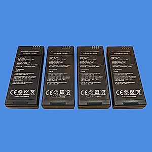 gifi power 4pcs x 1100mAh Batteries for Ryze Tech DJI Tello Drone (Black)
