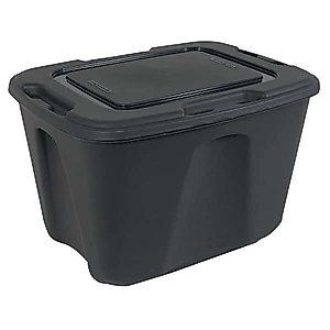 Homz, 6518GRMC.08, Storage Tote, 18 Gal., Gray