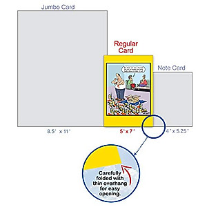 NobleWorks - 1 Cartoon Birthday Greeting Card Funny - Hilarious Bday Notecard with Envelope, Comic Humor Celebration - Fartbit C9323BDG