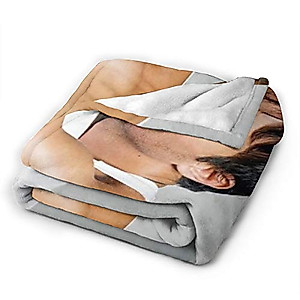 Peter E Nash Enrique Iglesias Blanket Flannel Throw Blanket Home Decoration Couch Sofa Bed Outdoor Throw Blankets 50"x40"