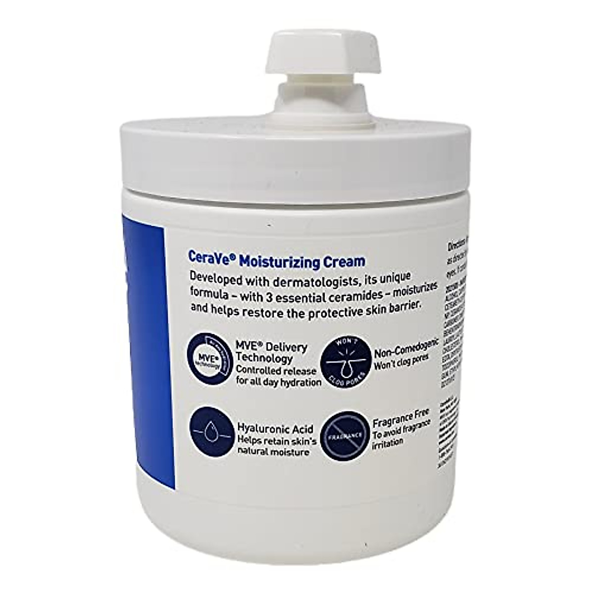 CeraVe Moisturizing Cream Bundle Pack - Contains 19 oz Tub with Pump and 1.89 Ounce Travel Size - Fragrance Free