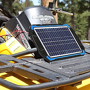 SUNER POWER 12V Solar Car Battery Charger & Maintainer, 6W Waterproof Solar Trickle Charger, Portable Solar Charger, High Efficiency Solar Panel Kit for Deep Cycle Marine RV Trailer Boat