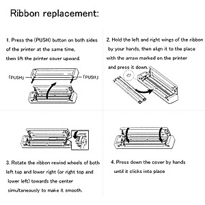 HPRT Exclusive Thermal Ribbon - Support MT800 (216mm) Portable Thermal Printer-New Version