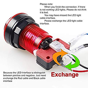 EG STARTS 2 Player Arcade DIY Kit Arcade Joystick + 16x LED Illuminated Arcade Buttons + 2 Player + Coin Buttons for Raspberry Pi 3B Model Project DIY Parts (Mixed Color Kits)