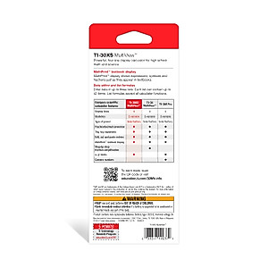 Texas Instruments TI-30XS MultiView Scientific Calculator