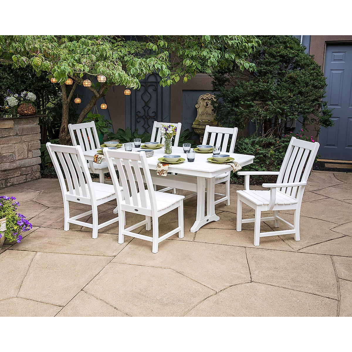 POLYWOOD® Vineyard Dining Side Chair (Black)