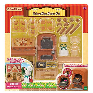 Calico Critters Bakery Shop Starter Set - Bake & Play with 53+ Pieces!