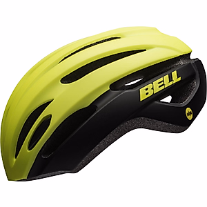 BELL Avenue MIPS Adult Road Bike Helmet - Matte/Gloss Hi-Viz/Black (Discontinued), Universal Adult (53-60 cm)