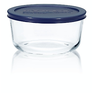Pyrex 1110141 18pc Glass Food Storage with Multi-colored Lids