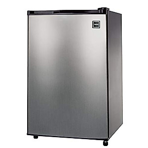 RCA 465 RFR441/RFR465 RFR441 Compact Fridge, 4.5 Cubic Feet, Stainless Steel