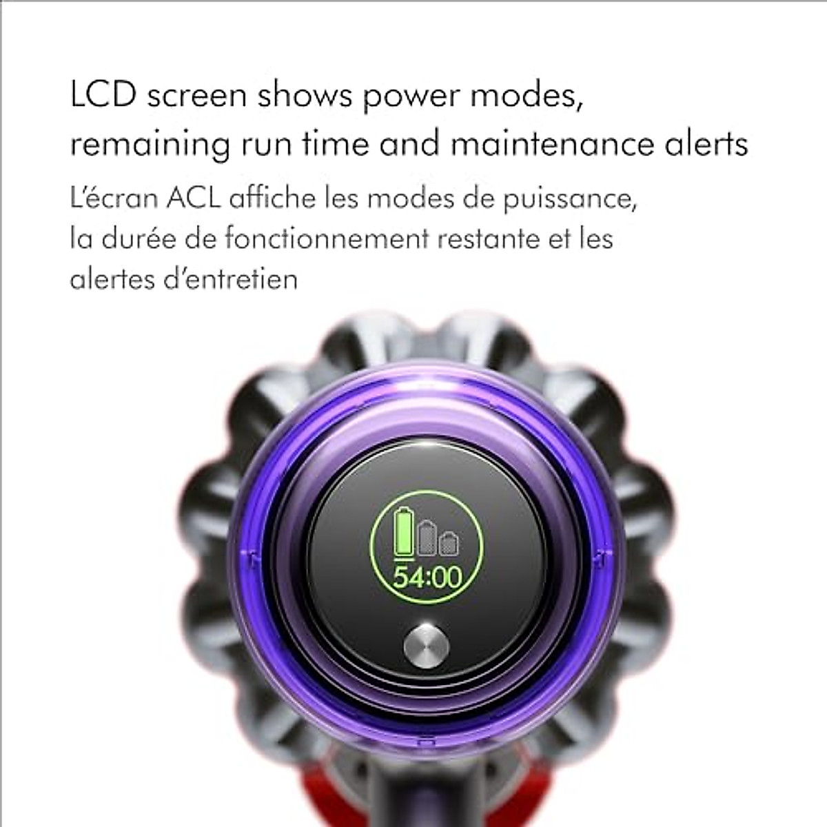 Dyson V11 Cordless Stick Vaccum, Large, Nickel/Blue