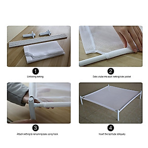 TOUSSE Sweater Drying Rack, Mesh Clothes Drying Rack, Stackable Laundry Drying Rack, Lay Flat Dryer for Delicates, Portable Dry Rack for Indoor or Outdoor