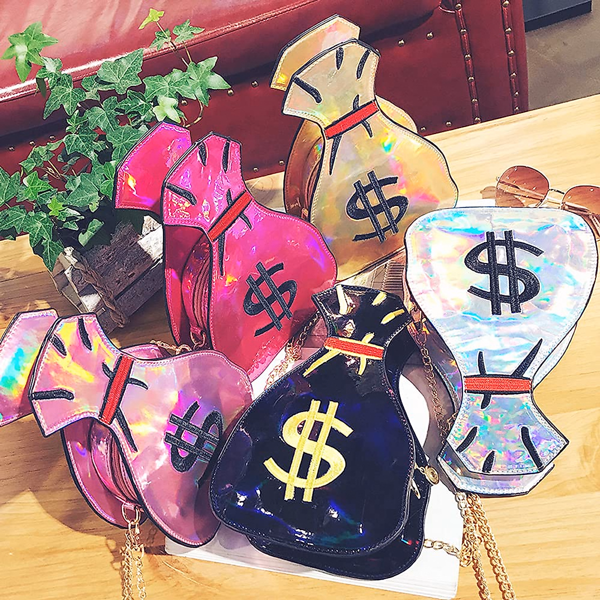 HGUAN 7.8"x53" Holographic Vinyl Fabric,1roll Faux Leather Sheets are Suitable for Bows,Leather Earrings and Other DIY Craft Items (Silver)