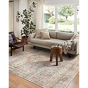Loloi II Heidi Collection HEI-02 SAGE/Multi, Traditional 7'-6" x 9'-6" Area Rug