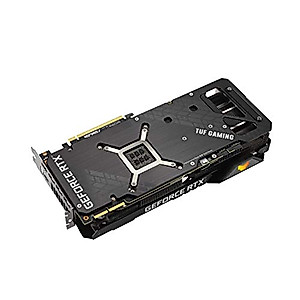 ASUS TUF Gaming NVIDIA GeForce RTX 3090 OC Edition Graphics Card- PCIe 4.0, 24GB GDDR6X, HDMI 2.1, DisplayPort 1.4a, Dual Ball Fan Bearings