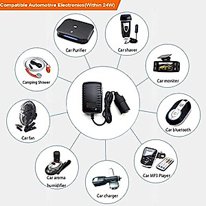 Portable Car Vacuum Cleaner with AC to DC Converter High Power Wet Dry Mini Handheld for Carpet Seats Water Pet Dog Hair Interior Car Accessories 16.4ft Corded - Aspiradora De Agua para Carro