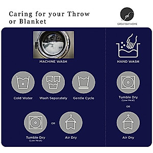 Great Bay Home Luxuriously Soft Velvet Plush, King Holiday Throw Blanket | Christmas Throw for Sofa and Bed | Cozy and Warm Plush Throw Blanket | Holiday Blankets and Throws