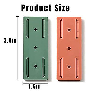 QKKO Adhesive Punch-Free Socket Holder, Self-Adhesive Desktop Socket Fixer, 2023 New Adhesive Punch Free Socket Holder, Self Adhesive Power Strip Holder, Storage Socket Slide (8PCS Blue)