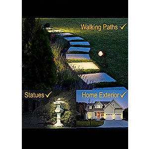 HOMEnhancements LED Black Small Bullet Flood Light Site Landscape Lighting Spot Light for Exterior 630 Lumen, 10W, 3000K LED-FLOOD-226-BK #16701