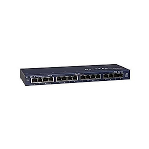 Netgear ProSafe GS116 16-port Gigabit Ethernet Switch 16PORT 10/100/1000MBPS SWITCH - 16 x 10/100/1000Base-T GS116NA