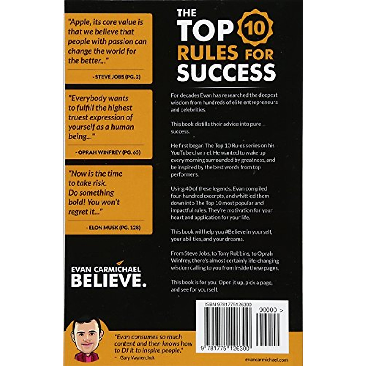 The Top 10 Rules for Success: Rules to succeed in business and life from Titans, Billionaires, & Leaders who Changed the World.