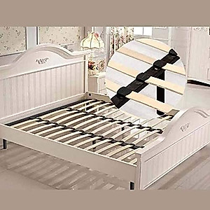 SmaUnicorn 20pcs 53.5-54.5mm Replacement Bed Slat Holders Kits Plastic Centre Caps or End Caps for Holding Securing Wooden Slats Bed Base(10pcs Centre Caps+10pcs End Caps)¡­