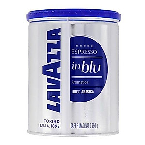 Lavazza InBlu Ground Espresso, 8.8-Ounce Can