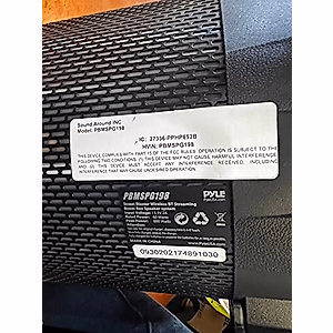 Pyle Portable Bluetooth Boombox Stereo System - 600 W Digital Outdoor Wireless Loud Speaker w/LED Lights, FM Radio, MP3 Player, USB, Wheels, w/ Karaoke Microphone, Remote Control - PBMSPG198, Black