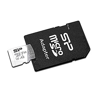 Silicon Power 128GB Superior Micro SDXC UHS-I (U3), V30 4K A2, High Speed MicroSD Card with Adapter