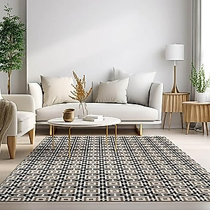 Dalyn Rugs Indoor/Outdoor Marlo MO1 Black Washable 8' x 10'