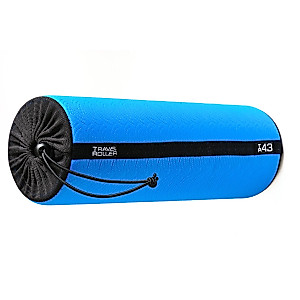 Travel Roller 4.3 Original Foam Roller - Blue, Includes Exersice poster and Free online Instructions