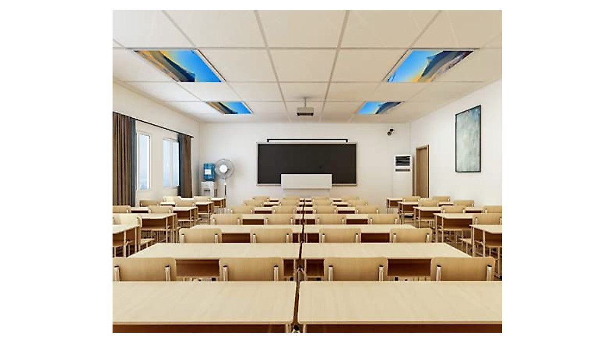 ShadeMAGIC Fluorescent Light Covers for Classrooms & Offices