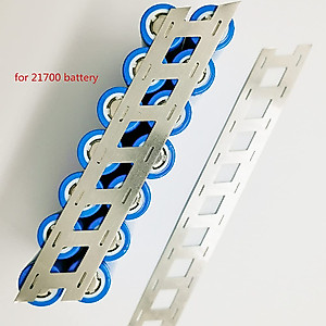 SUIDI Pure Nickel Strip 2P 0.15/0.2x27.5x21.5mm for Li Cell Battery spot Welding,21700 Battery Nickel Strip 2p spot Welder (0.2x27.5x21.5 2M)