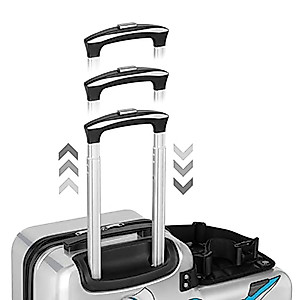 Younglingz Lil Flyer 20" kid ride on suitcase child stroller spinner luggage (Dog)