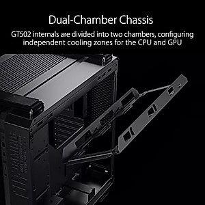 ASUS TUF Gaming GT502 ATX Mid-Tower Computer Case with Front Panel RGB Button, USB 3.2 Type-C and 2X USB 3.0 Ports