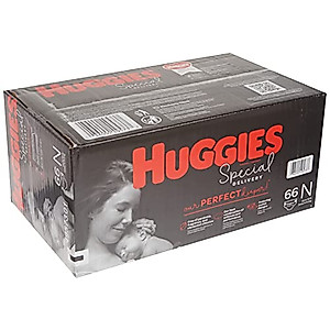 Huggies Special Delivery Hypoallergenic Baby Diapers, Size Newborn (up to 10 lbs.), 66 Count, Giga Jr. Pack