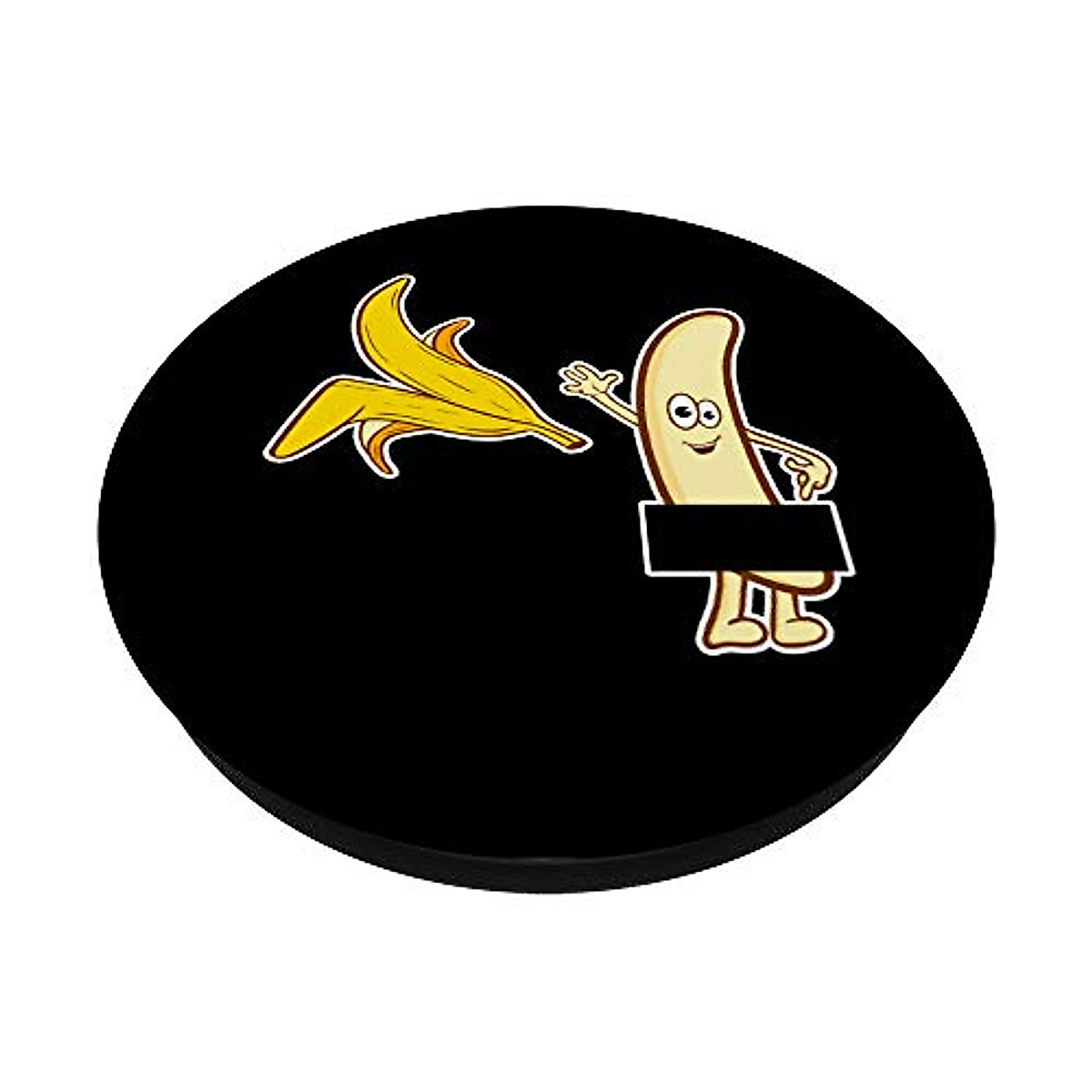 Naked Banana Funny Food Lovers Fruits Banana PopSockets Swappable PopGrip